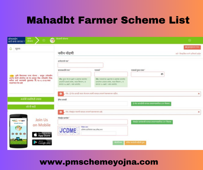 Mahadbt Farmer Scheme List 2024: Do Registration, Login and Check ...